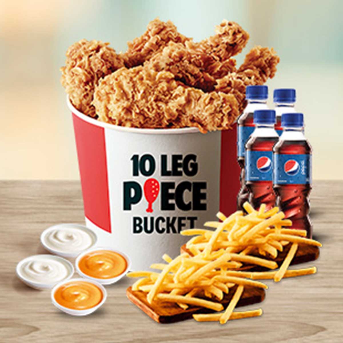 10 Pc Leg Bucket Meal | Send Gifts to Bangladesh | Utshob.com