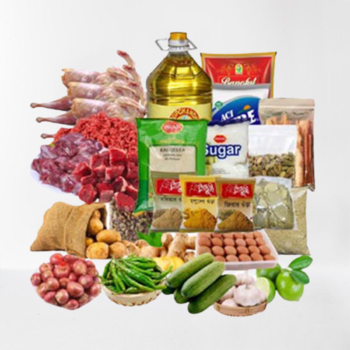 Grocery Package (20 items) | Send Gifts to Bangladesh | Utshob.com